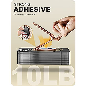 A-LuGei【Foldable & Adjustable】 Cell Phone Ring Holder Finger Kickstand, Magnetic Phone Grip, Phone Stand for Back of Phone Case, Cell Phone Holder for Hand, iPhone Ring Holder Grip Phone Kickstand