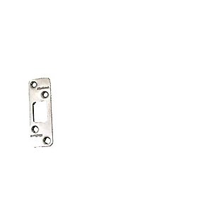 Kwikset 83223 Deadbolt Round Corner Strike, Satin Nickel