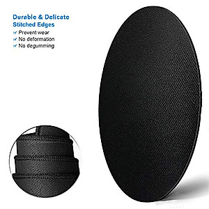 BOSOBO Mouse Pad, Round Nebula Galaxy Mouse Pad, Personalized Designs, Dual Stitched Edges, Anti-Slip Rubber Base, Customized Mousepad for Women Girls Office Computer Laptop Travel, 7.9 x 7.9 Inch