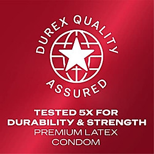 Durex Extra Sensitive Lubricated Ultra Thin Premium Condoms, Close Fit, 12 Ct, FSA/HSA Eligible, Discreet Packaging