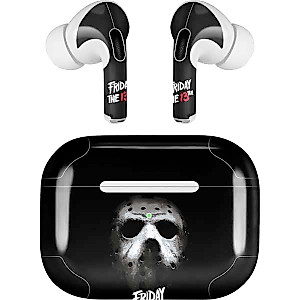 Skinit Decal Audio Skin Compatible with Apple AirPods Pro - Officially Licensed Warner Bros Jason Voorhees Design