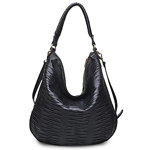 Urban Expressions Geneva Hobo Handbag (Black)
