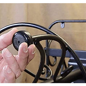 Wrought Iron Chair Glide Protector - Patio Outdoor Furniture Table Feet Leg Cap 1-1/2" Diameter Replace Accessories (16pcs)