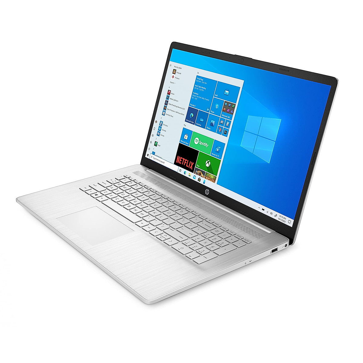 2022 HP 17.3" HD+ Display Home and Business Laptop PC AMD Athlon Silve Dual-Core 3050U Processor AMD Radeon Graphics 16GB RAM DDR4 256GB NVMe SSD WiFi AX USB C HDMI BT Windows 10 Home w/ Accessories
