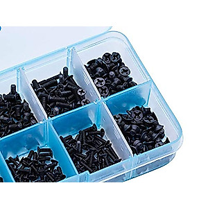 250Pcs/500Pcs M2 M2.5 M3 KM Screw Countersunk SSD Electronic Repair Screws Accessories for Sony DELL Samsung IBM HP Toshiba - (Size: 250pcs Mix) SCRW-194336