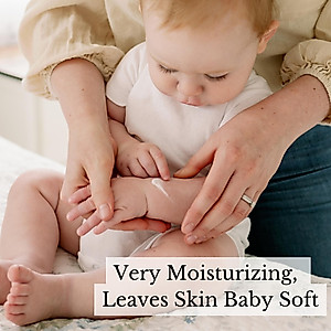 Southern Natural Goat Milk Lotion (12 oz) Face and Body Moisturizer For Dry Skin - Moisturizing Skincare and Hand Cream - Honey Almond Scent