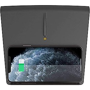 TAPTES Tesla Model 3 Wireless Charger [2020 Version], Wireless Phone Charging Pad M3 Accessories Tesla Gift for iPhone 13/12Pro/12/Samsung Enabled Phones-Compatible All Tesla Model 3(Before Jun 2020)