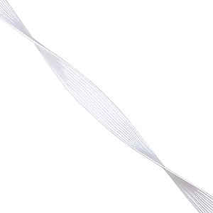 Mandala Crafts White Elastic Bands 3/8 Flat Elastic Cord Stretch Strap - 10mm 50 Yds Roll of Elastic Straps Braided Elastic Band - 3 8 Inch Elastics for Sewing and Elastic Crafting