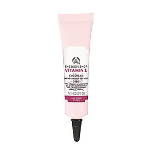 The Body Shop Vitamin E Eye Cream – Reduces the Appearance of Fine Lines – Refreshes & Hydrates – For All Skin Types – Vegan – 0.5 oz