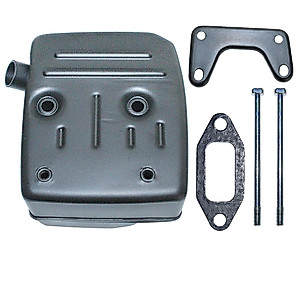 AUMEL Muffler Exhaust Silencer Bracket Bolt Gasket Kit for Husqvarna 394 394XP 395 Chainsaw Replace 503 71 13 05