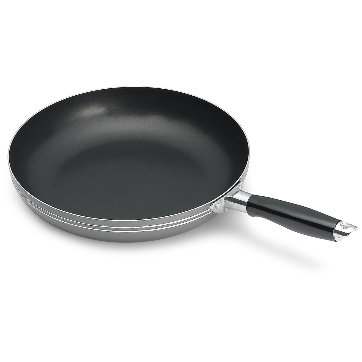 Bene Casa Aluminum Non-Stick 12" Fry Pan ,not -stick and heat resistant handle dishwasher safe fry pan
