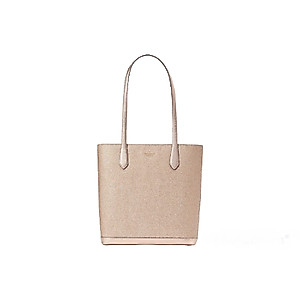 Kate Spade New York Large Tinsel Glitter Tote (Rose Gold)