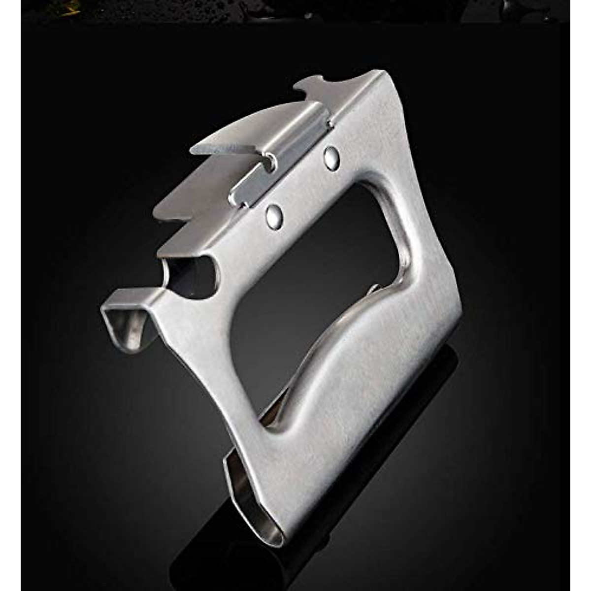 Kitchen Stainless Steel Military Style Multi-Function Manual Can Opener for Can Beer