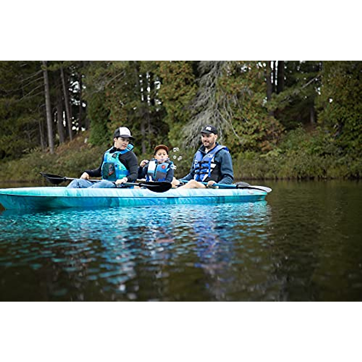 Pelican - River Gorge 130X Tandem Kayak - Sit-on-Top - Recreational 2 Person Kayak - 13 ft