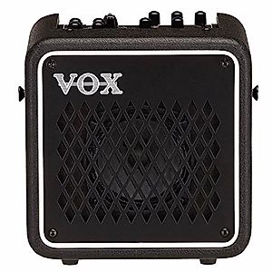 Vox Mini Go 3 Portable Modeling Amplifier Bundle with Instrument Cable, Picks, and Austin Bazaar Polishing Cloth