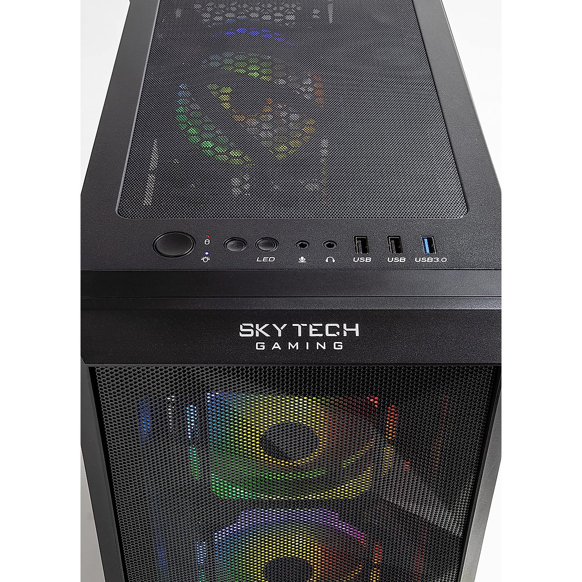 Skytech Gaming Chronos Mini Gaming PC Desktop – Intel Core i3 10100F 3.6 GHz, GTX 1650, 500GB SSD, 16G DDR4 3200, 600W Gold PSU, AC Wi-Fi, Windows 10 Home 64-bit,Black