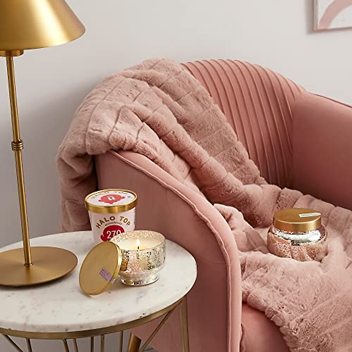 Capri Blue Mercury Iridescent Inverted Jar Candle - 10 Oz - Volcano