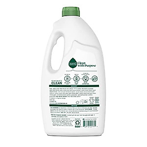 Seventh Generation Dishwasher Detergent Liquid Gel, Powers Away Stuck-On Food, Lemon Scent, 42 Oz