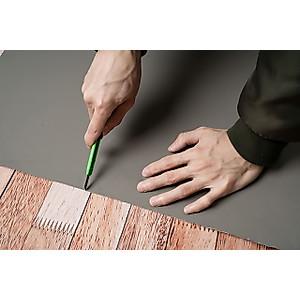 Kate Seamless Paper Backdrop for Photography Light Gray Photo Backdrop Paper (53''x16.4' Pursuit Grey)