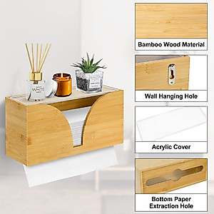 Paper Towel Dispenser, Folded Paper Towel Holder with Lid, Commercial C-Fold, Z-Fold, Trifold Hand Paper Towel Holder Dispenser for Bathroom and Kitchen, Wall Mount or Countertop for Multifold