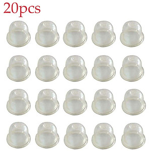 Trolleyshop Replace Homelite Echo Ryobi Zama Poulan Primer Gas Fuel Bulb Pump Bulbs 0057003 0057004 0058001 Echo 12538108660 Hometile A01195A Pack of 20pcs
