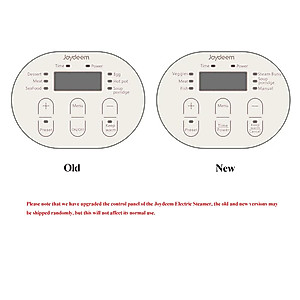 Joydeem Electric Food Steamer for Cooking, 2-Tier Stainless Steel Vegetable & Food Steamers, 15L Large Capacity, JD-DZG15B