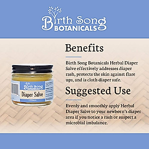 Birth Song Botanicals Diaper Salve Ointment, 1.5 Ounces