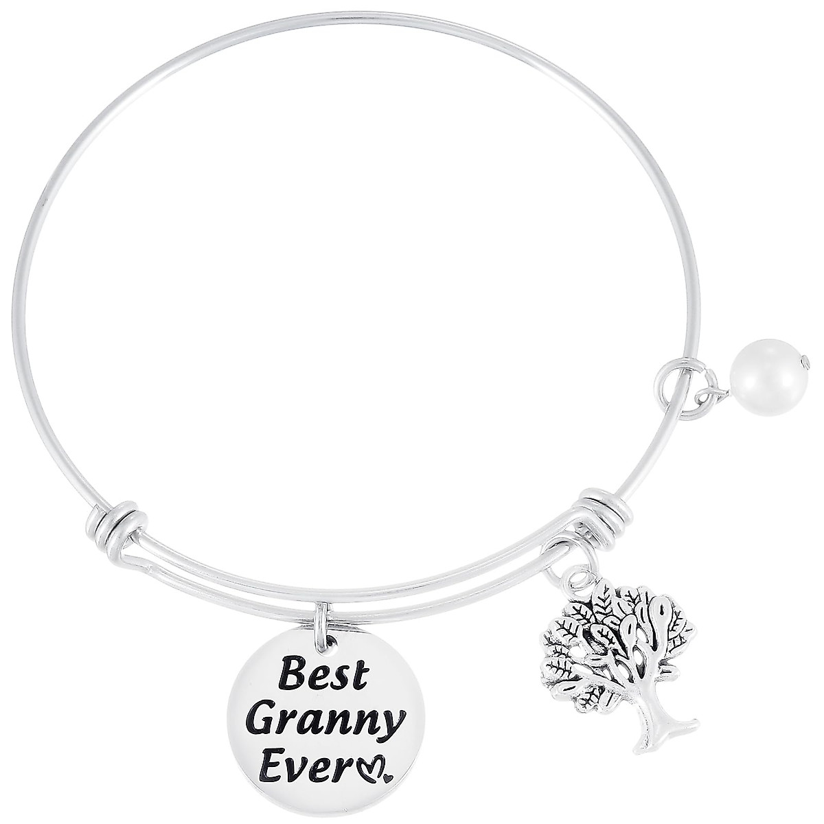 Kivosliviz Granny Bracelet Gifts for Women a Granny Present Ideas Best Granny ever Bangle Braclets Jewelry Granny Bracelet