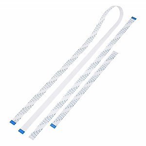 Hallwayee 3pcs 15 Pin 30cm 50cm 100cm FFC Ribbon Flexible Flat Cable for Raspberry Pi Module Camera