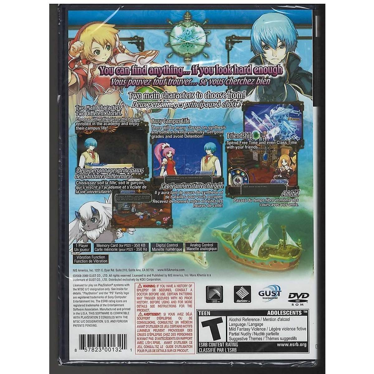 Mana Khemia 2: Fall Of Alchemy - PlayStation 2