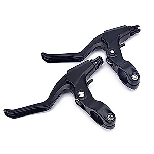 Yimaa 1 Pair Bicycle Brake Levers Universal Bike Brakes Handle Replacement Aluminum Bycicle Parts and Accessories for Mountain Bike, Road Bike, Folding Bike, MTB, 2.2cm Diameter