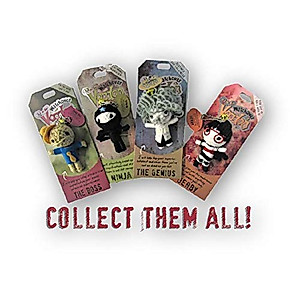 Watchover Voodoo - String Voodoo Doll Keychain – Novelty Voodoo Doll for Bag, Luggage or Car Mirror - Baller Voodoo Keychain, 5 inches