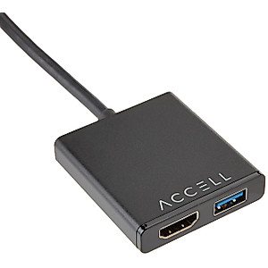 Accell USB-C VR Adapter - USB-C to HDMI & USB Compatible with Oculus Rift and Windows Mixed Reality Headsets Including HTC Vive Samsung Odyssey+ Dell Visor Lenovo Explorer HP Acer & Asus WMR