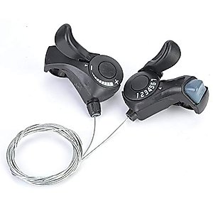 Lever, 3X7 Speed Lever Aluminium Alloy Perfectly Longevity for City Bike for Road Bike