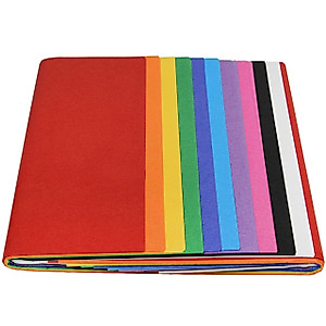 Gift Expressions Tissue Paper, 20 x 26 Inches, 100 Count, Primary Colors, Premium High Quality Wrapping Paper for Gift Boxes & Paper Bags, Durable, 17GSM Packing Paper for DIY Crafts & Gift Wrapping