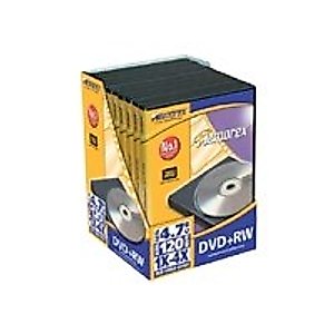 Memorex Professional DVD+RW 4.7GB 4X 10 Pack DVD Videobox