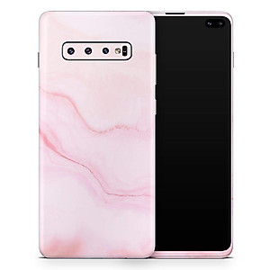 DesignSkinz Marble Surface V1 Pink Protective Vinyl Decal Wrap Skin Cover Compatible with The Samsung Galaxy S20 (Screen Trim & Back Glass Skin)