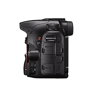 Sony Alpha SLT-A57K 16.1 MP Exmor APS HD CMOS Sensor DSLR with Translucent Mirror Technology, 3D Sweep Panorama and 18-55mm Zoom Lens