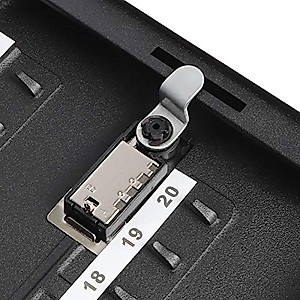 Decaller Secure Key Box with Combination Lock, Key Cabinet Wall Mount Lock Box with 20 Hooks, 7 4/5" x 6 1/5" x 2 4/5"