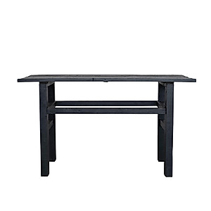 Creative Co-Op, Black Rustic Reclaimed Wood Console Table