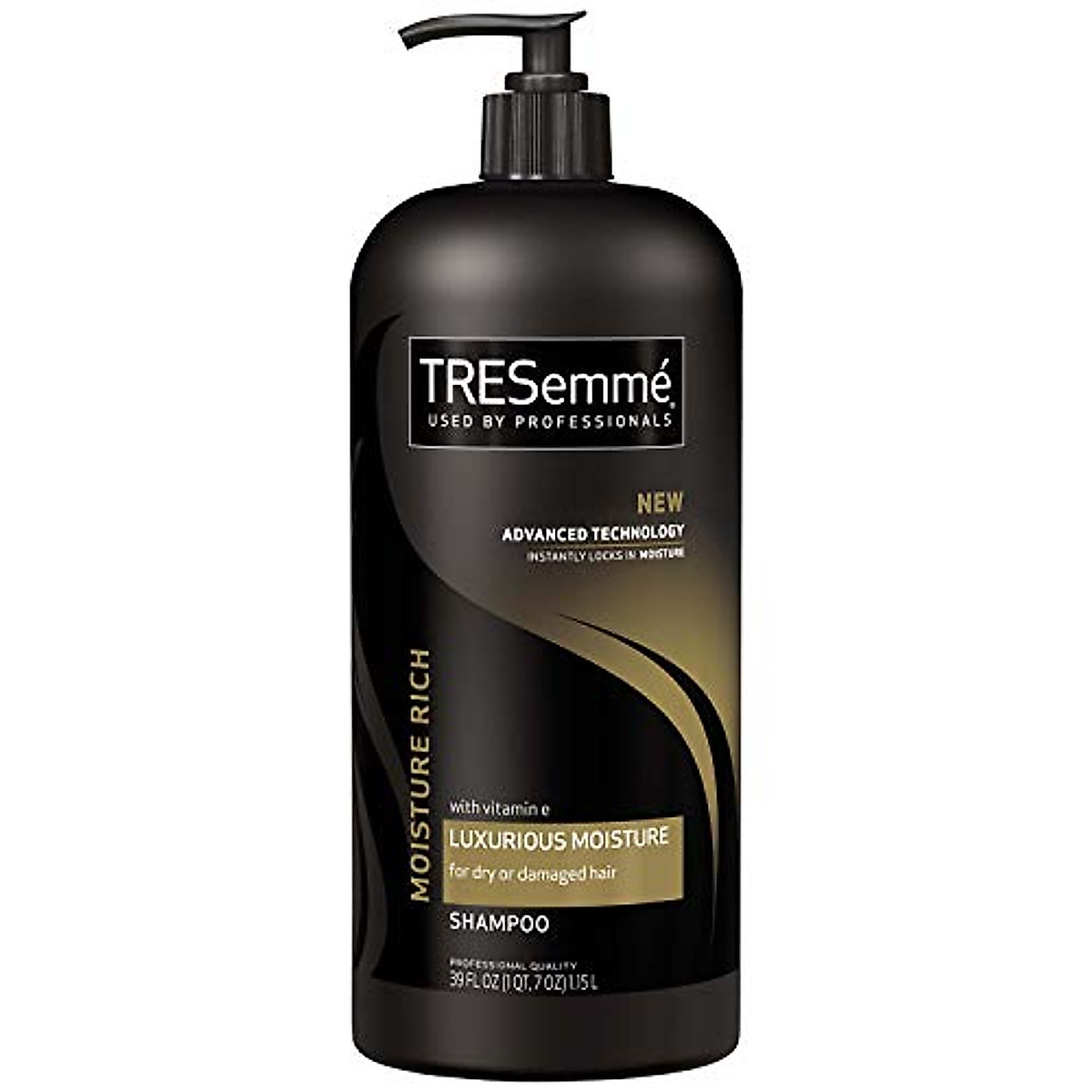 TRESemmé Rich Moisture Hydrating Shampoo with Pump for Dry Hair Formulated With Pro Style Technology 39 Fl Oz
