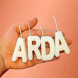 Personalized Birthday Candle. Cake Toppers. Candles for all occasions. Birthday Letters Candles. Alphabet candles. Personalized birthday candles. Cake Toppers. Handmade gift (white)