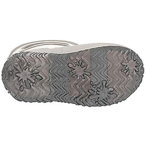 Bogs Skipper Rubber Waterproof Boys and Girls Rain Boot, Glitter-Silver, 6 US Unisex Infant