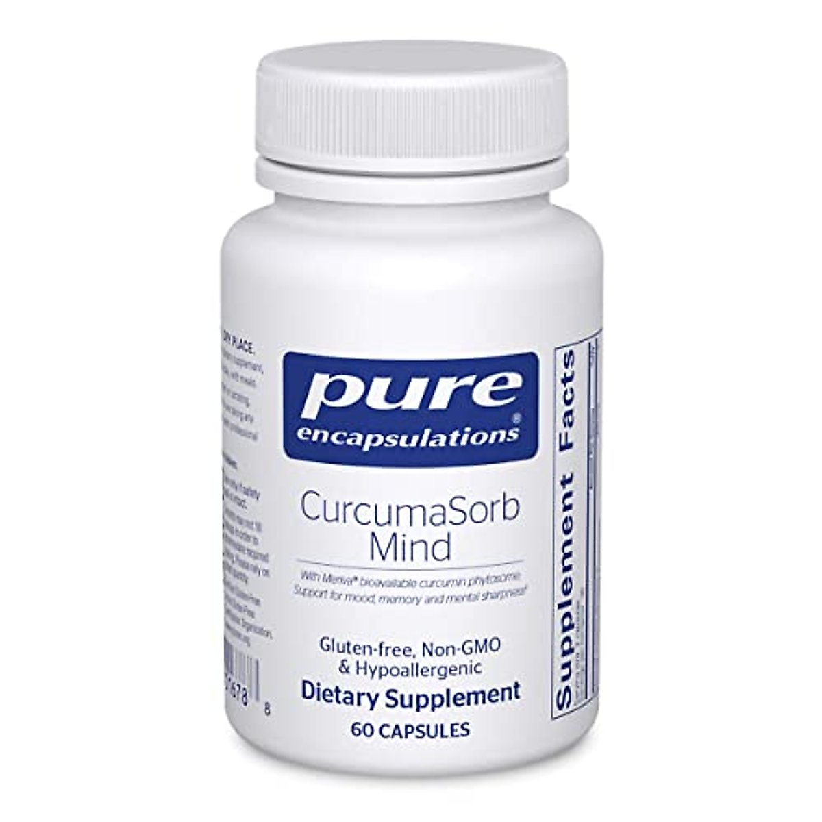 Pure Encapsulations CurcumaSorb Mind | Supplement to Support Memory, Sharpness, and Cognitive Function* | 60 Capsules