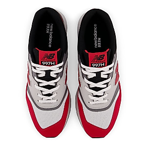 New Balance Men's 997H V1 Lifestyle Sneaker, Team Red/Black, 12