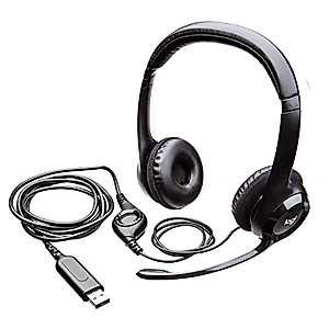 Logitech ClearChat Comfort/USB Headset H390 (Black)