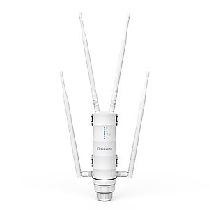 WAVLINK AC1200 Outdoor Wireless High Power Weatherproof WiFi Long Range Extender/Access Point/Router with Passive POE,Dual Band 2.4+5G Repeater,Gigabit Port, No WiFi Dead Zones for Working from Home
