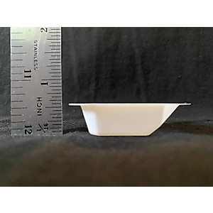 Pour Boats, W-P43-WH-50, 43mm, Small, White, Pack of 50