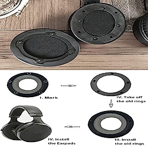 YunYiYi Upgrade Replacement Earpads Ear Cushion Compatible with Cowin E8 Headphones Memory Foam Ear Pads Parts (DIY)
