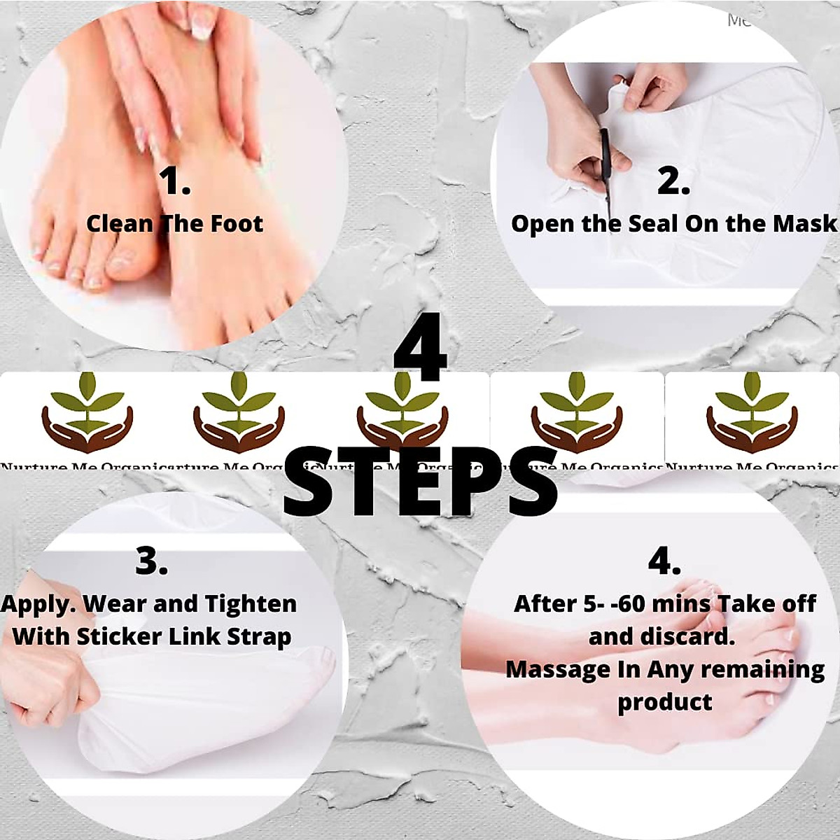 Mother's Day Gift Box Skincare Spa Set. Luxury Spa Gift Set with Hand Mask & Foot Peeling Mask for Working Hands Lotion Gift Set for Hardworking Women & Men! Moisturizing Healing Skincare Kit.